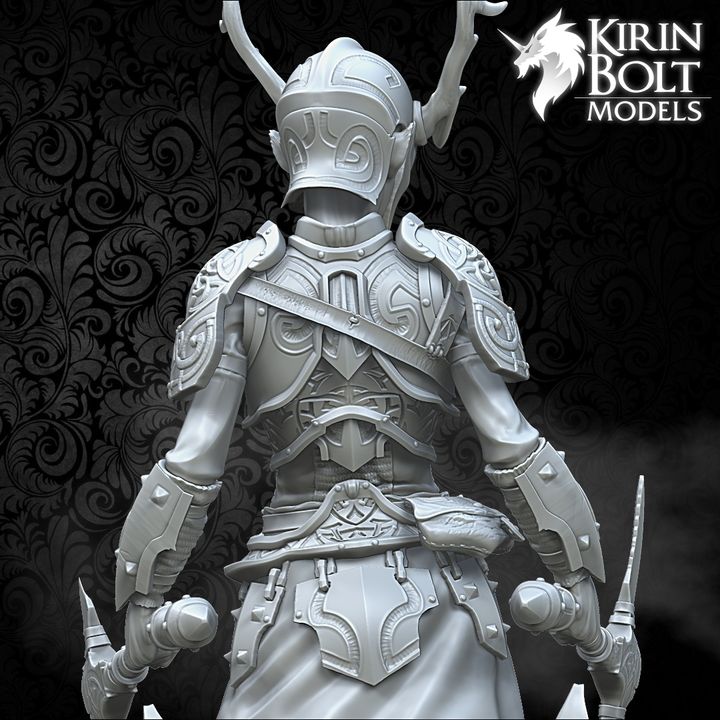 3D Printable Hulfgaard Boy Haiane (Human Form) - 90mm by Kirin Bolt Models