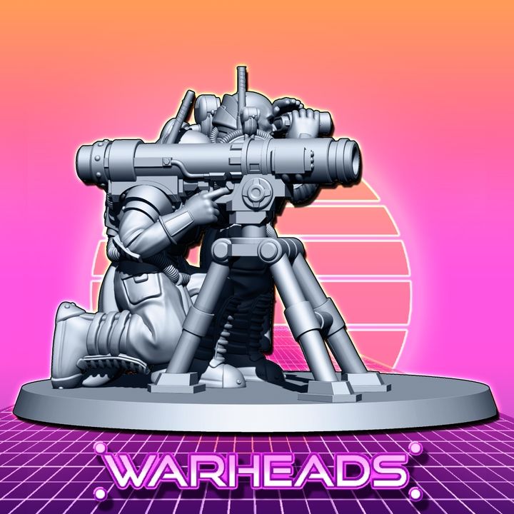 3D Printable Heavy Mining Team! - Bazooka Squad! by Orfey