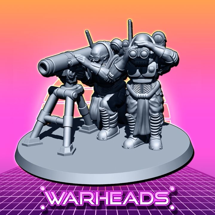 3D Printable Heavy Mining Team! - Bazooka Squad! by Orfey