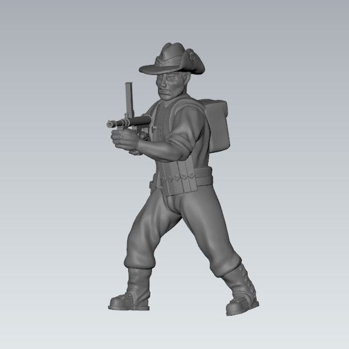 3D Printable 28 mm Australian combat squad by Studio Grozny