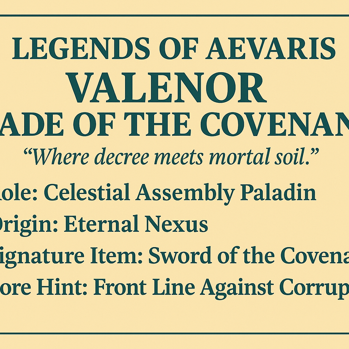 3D Printable Valenor, Blade of the Covenant by Fantasy Figures