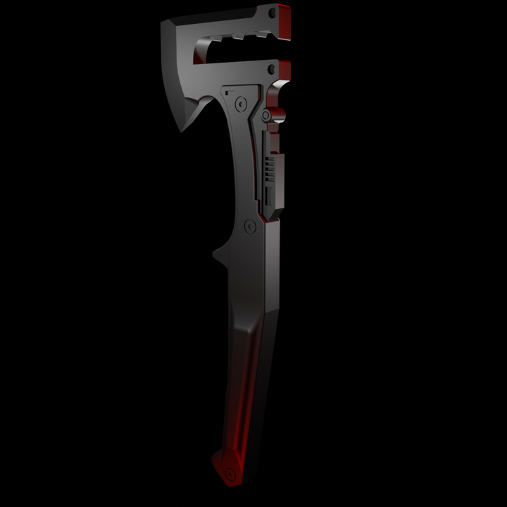 3D Printable Tomahawk Prop Gadget Fun Cosplay Videogame Airsoft Stl ...