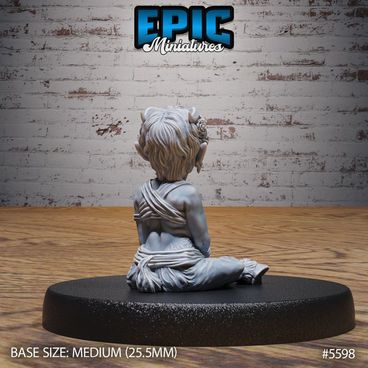 3D Printable Satyr Child Set / Pan Warrior / Forest Fey Fighter ...