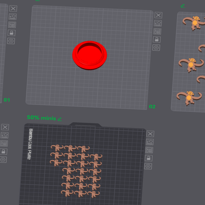 3D Printable Monkey Barrel Buddies!! Fun on the go, and no AMS needed ...