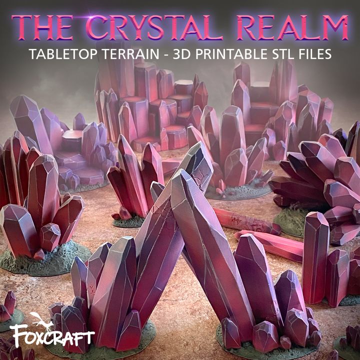 3D Printable The Crystal Realm by FoxCraft Creations