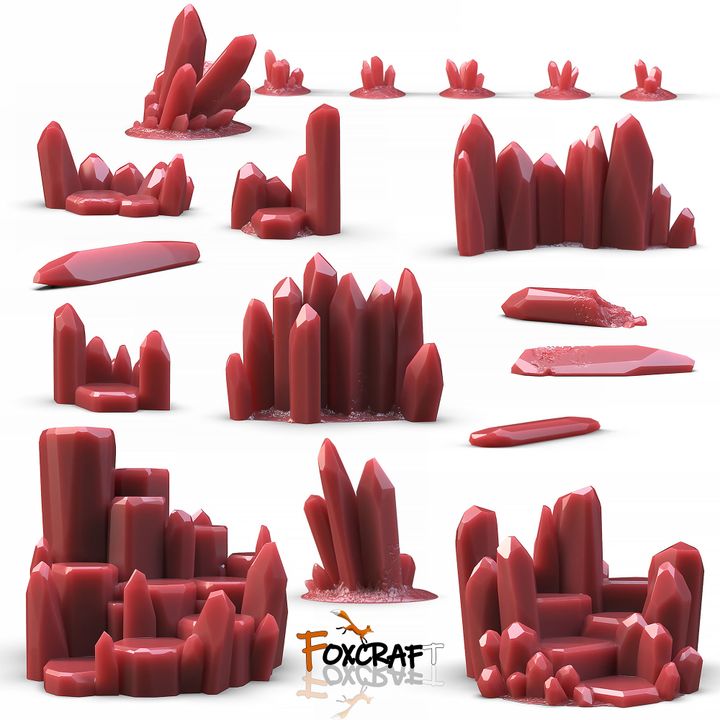 3D Printable The Crystal Realm by FoxCraft Creations