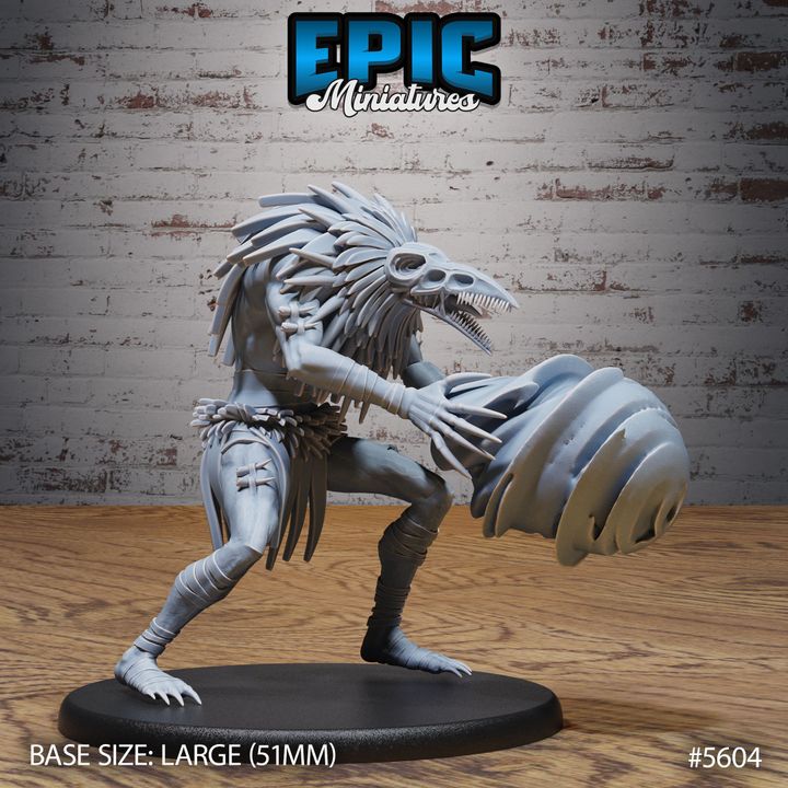 3D Printable Crow Shaman Magic / Bird Folk Spellcaster / Birdfolk ...