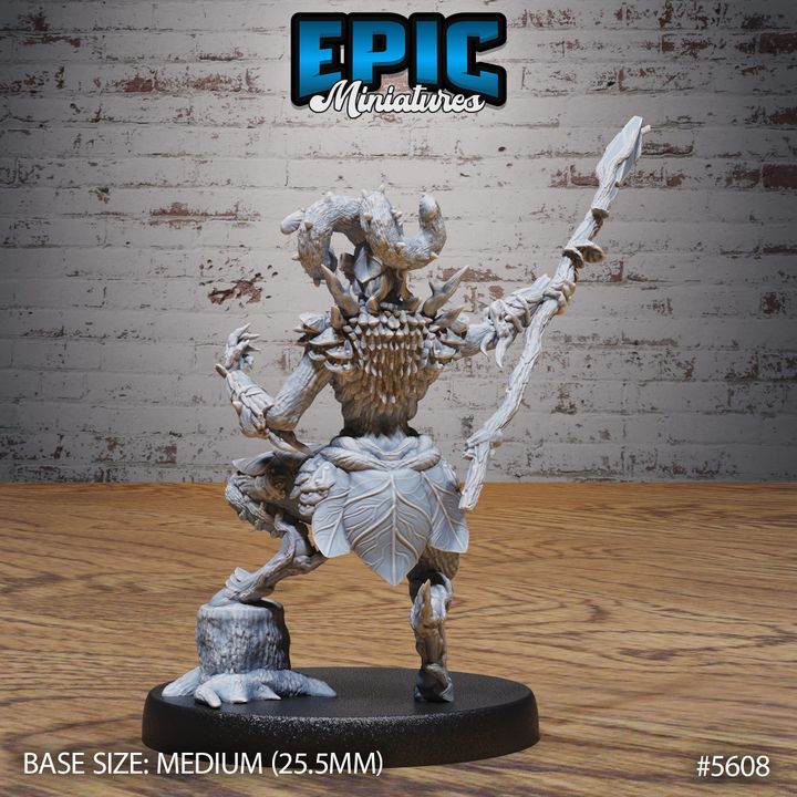 3D Printable Tree Dryad Victory / Plant Tribe / Treant Beast / Forest ...