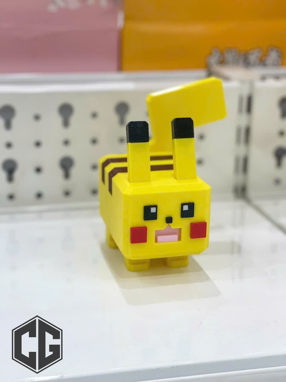3D Printable Pikachu Pokemon Multipart by CGCG3d