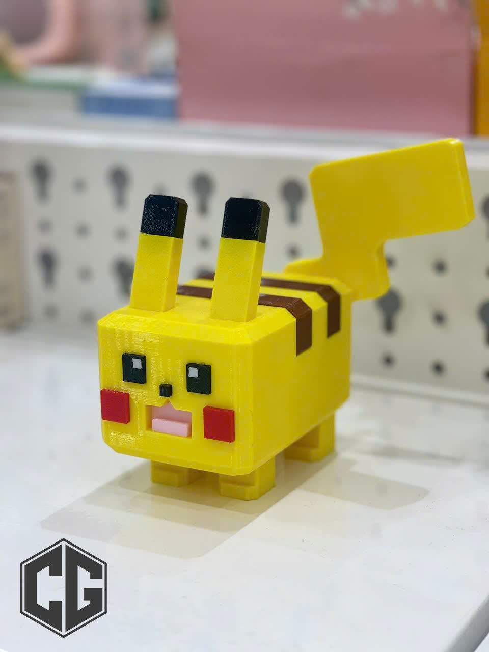 3D Printable Pikachu Pokemon Multipart by CGCG3d