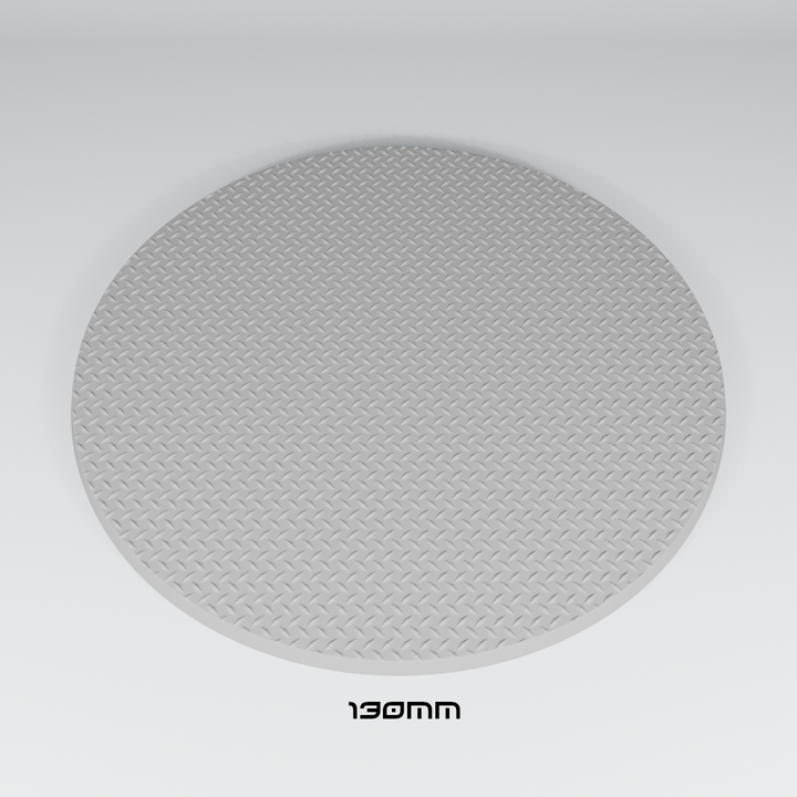 3D Printable Diamond Plate - Round Bases [Full Pack] by Skotia Labs