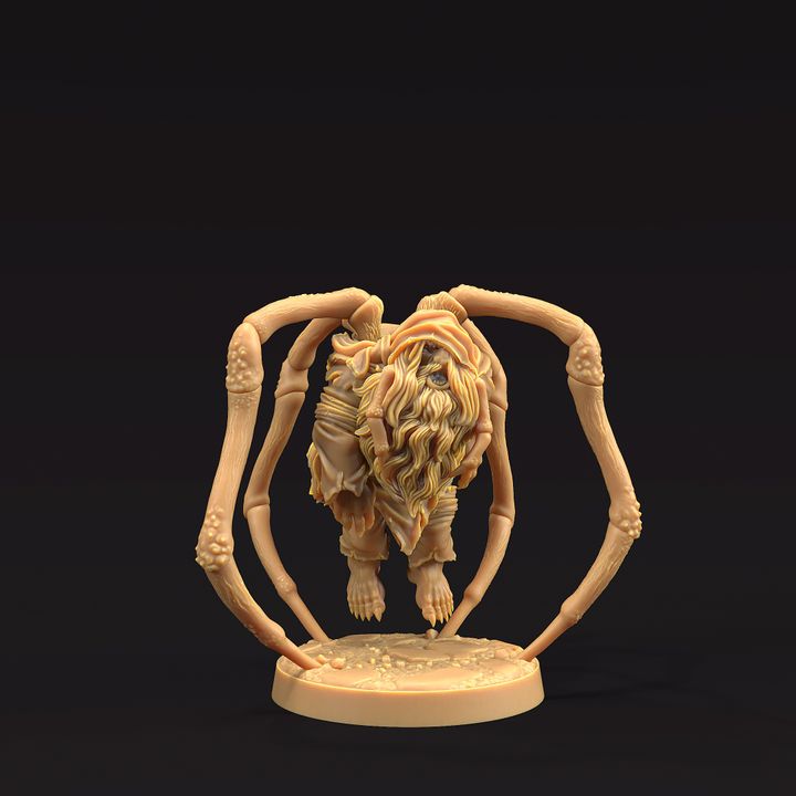 3D Printable Spider Cursed | PRESUPPORTED | Forgotten Mines of Orda by ...