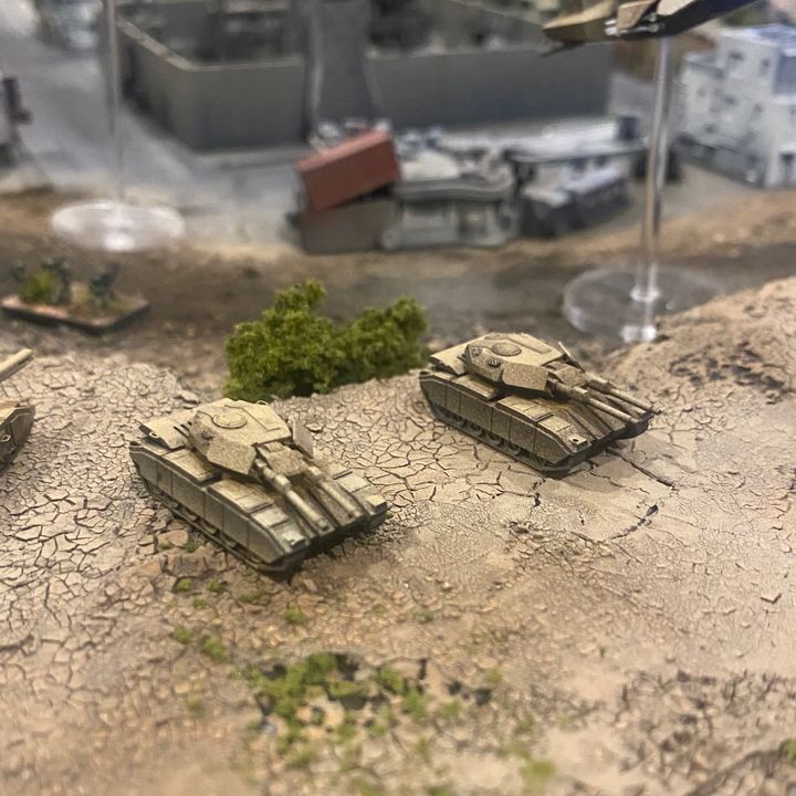 3D Printable 6mm Light Tank with two turret options by Reconquer ...