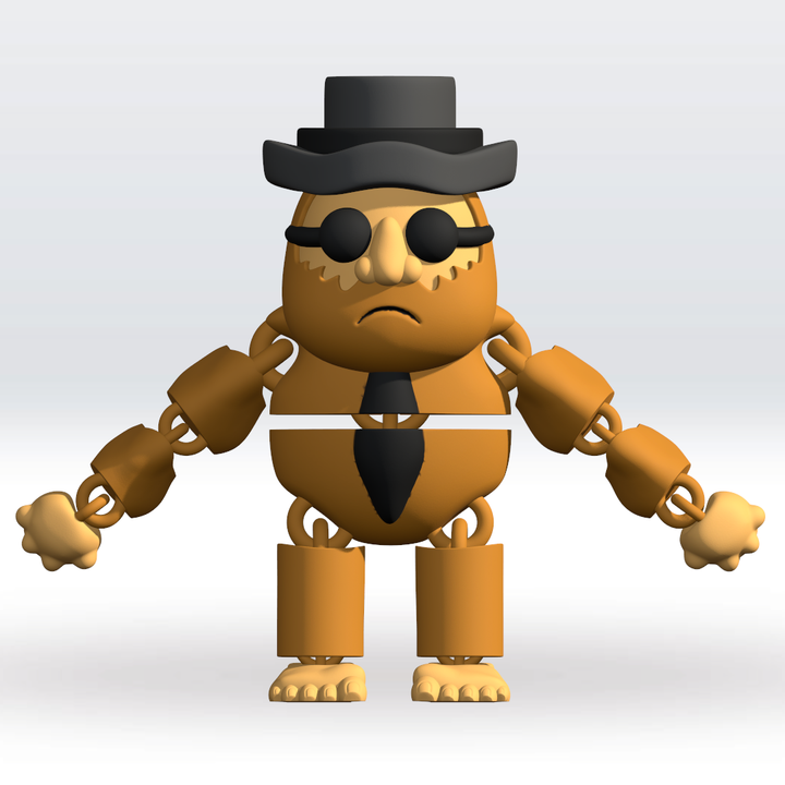 3D Printable Flexi Matteo Italian Brainrot STL 3D Multicolor 3mf 3D ...