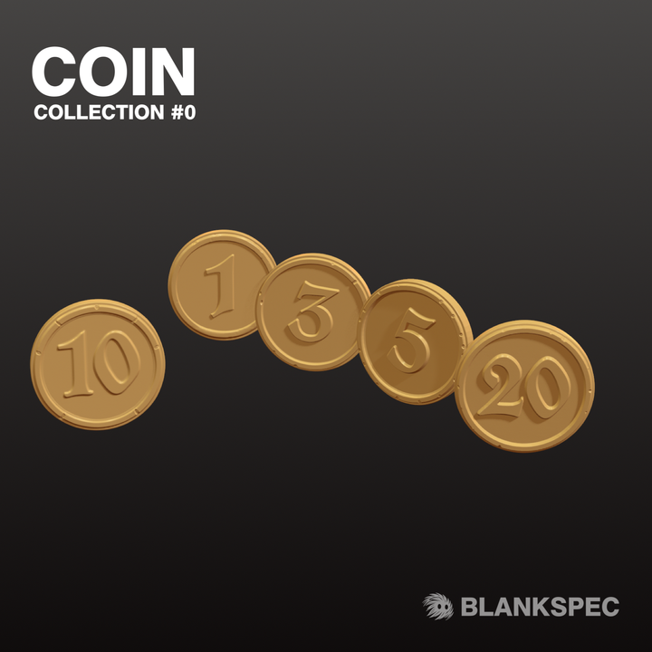 3D Printable Free Fantasy Wargame Coin Set – 1, 3, 5, 10, 20 Units (STL ...