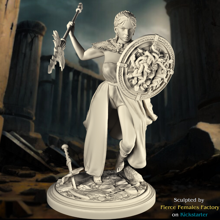 3D Printable Athena: Greek Goddess of War [Personal] by Sol Invictus ...