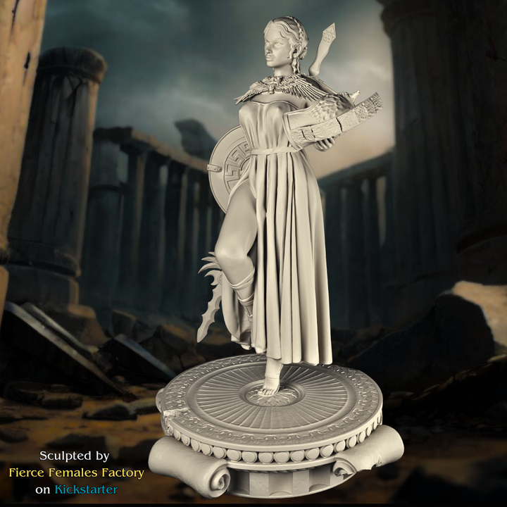 3D Printable Athena: Greek Goddess of War [Merchant L/T] by Sol ...