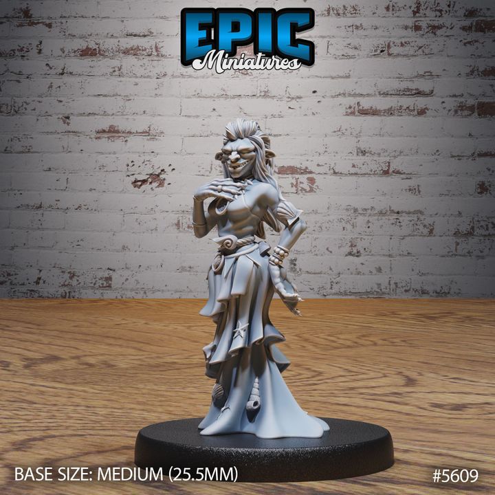 3D Printable River Hag Set / Water Witch / Forest Wizard / Old Female ...