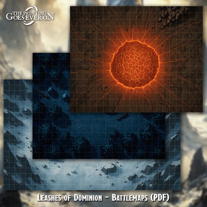 3D Printable Leashes of Dominion - Adventure Kit PDF Resources by The ...