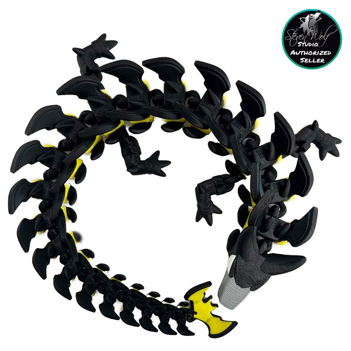 3D Printable Bat Dragon by Steven Wolf Studio