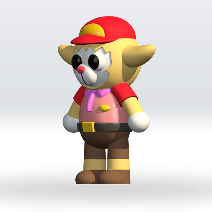 3D Printable Aj Alpaca STL file 3D Model Roblox Piggy 3mf Multicolor by ...