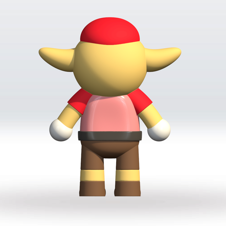 3D Printable Aj Alpaca STL file 3D Model Roblox Piggy 3mf Multicolor by ...