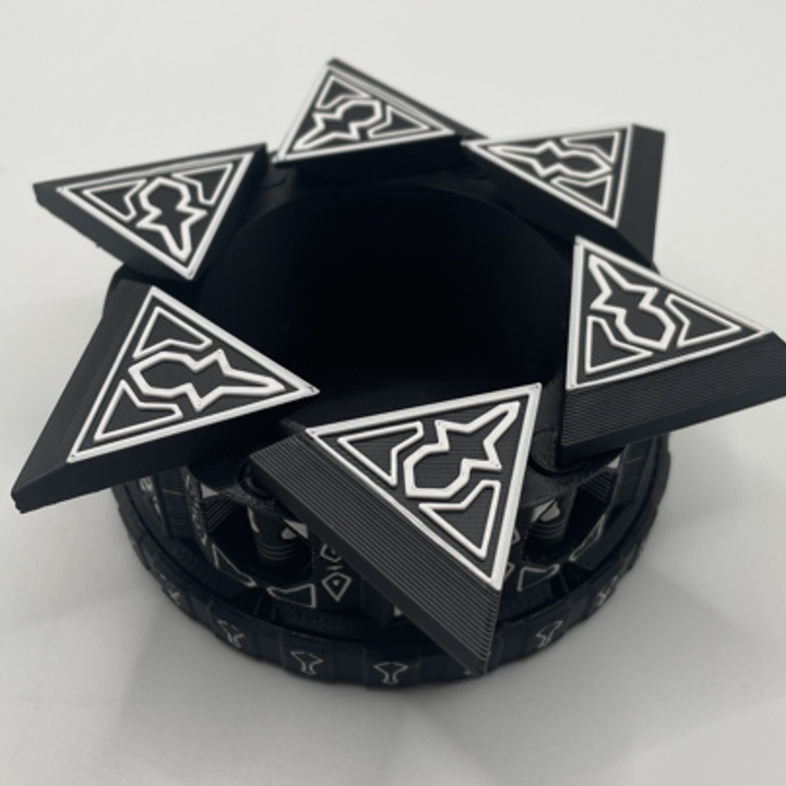 3D Printable Mechanical Box Container Storage by Joshua Elias