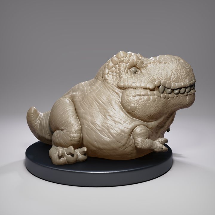 3D Printable T-rex Frog by Art of V