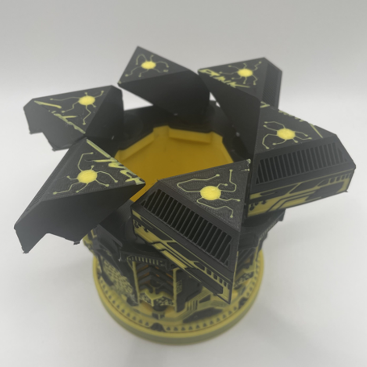 3D Printable Mechanical Box Container / Print in place by Joshua Elias
