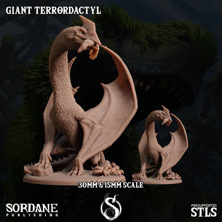 3D Printable Giant Terrordactyl by Sordane Publishing