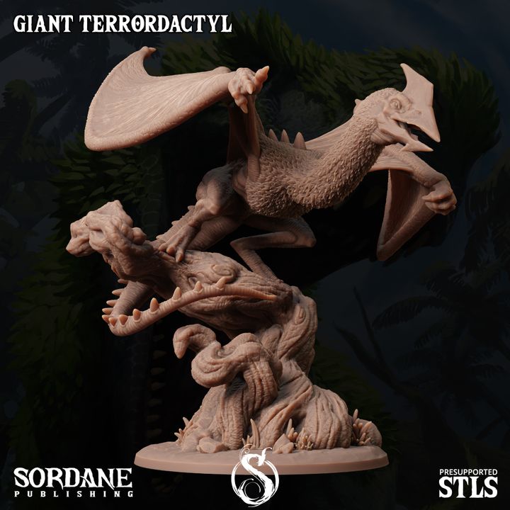 3D Printable Giant Terrordactyl by Sordane Publishing
