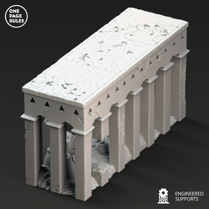 3D Printable Desert Platforms Terrain by One Page Rules