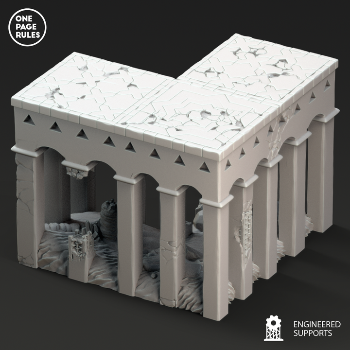 3D Printable Desert Platforms Terrain by One Page Rules