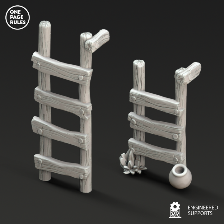 3D Printable Desert Platforms Terrain by One Page Rules