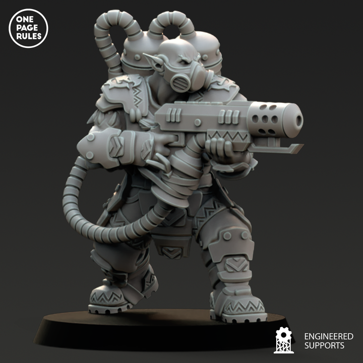 3D Printable Veteran Specialists - Orc Marauders by One Page Rules