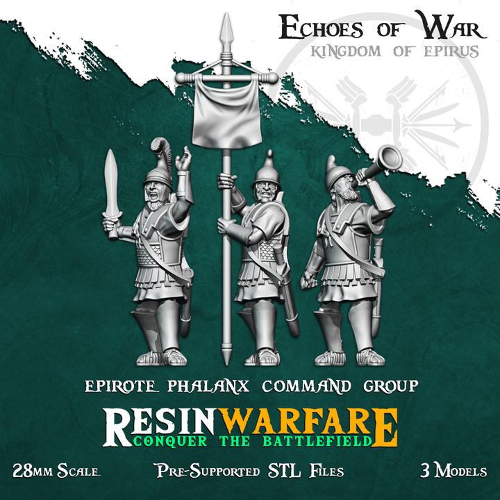 3D Printable Echoes of War - Kingdom of Epirus Faction Pack by ResinWarfare