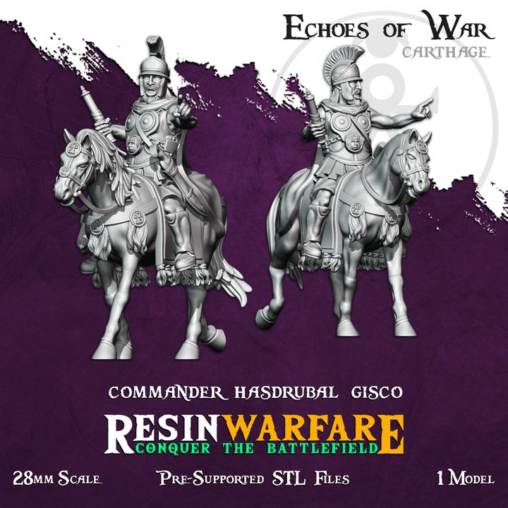 3D Printable Echoes of War - Carthage Faction Pack by ResinWarfare
