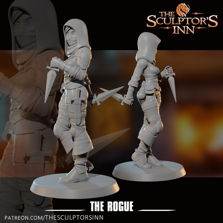 3D Printable The Rogue Pack by The Sculptor's Inn