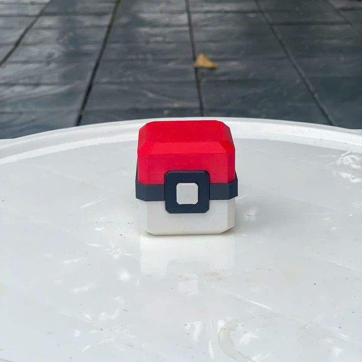 3D Printable Pokeball Pokemon Multipart by CGCG3d