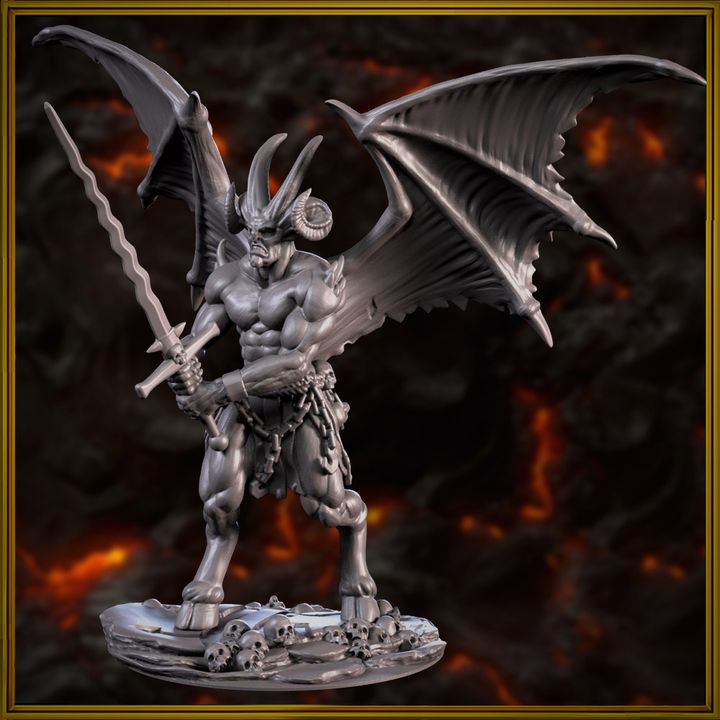 3D Printable Classic Demon Prince by Sergeant Hammer