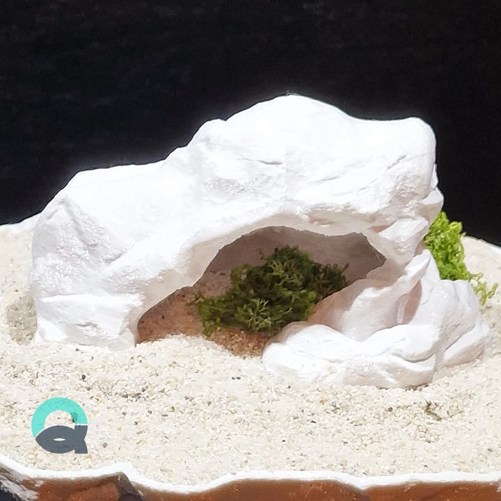 3D Printable 4 Aquarium & Terrarium Caves Bundle, Natural Look Rocky ...