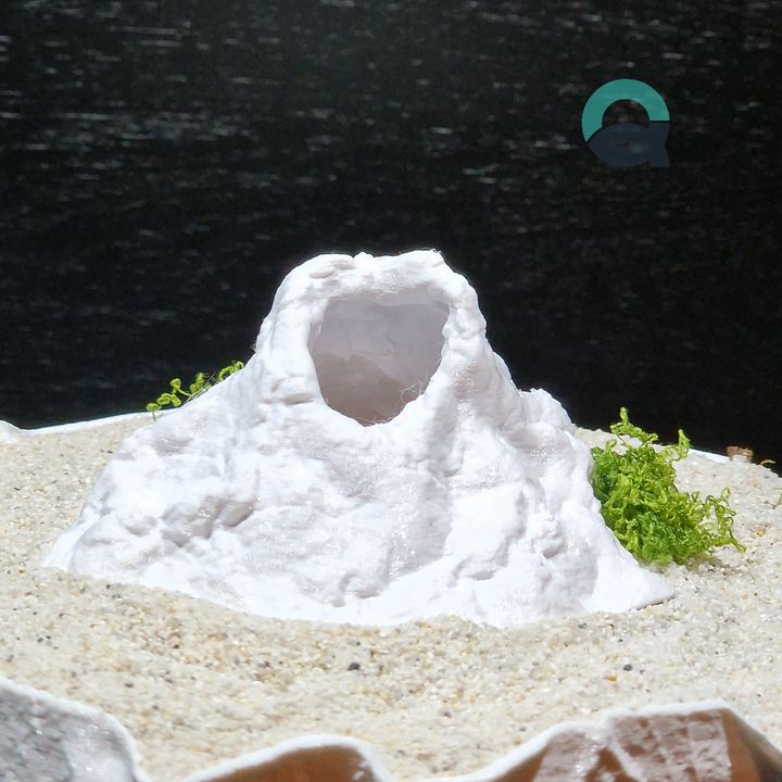 3D Printable 4 Aquarium & Terrarium Caves Bundle, Natural Look Rocky ...