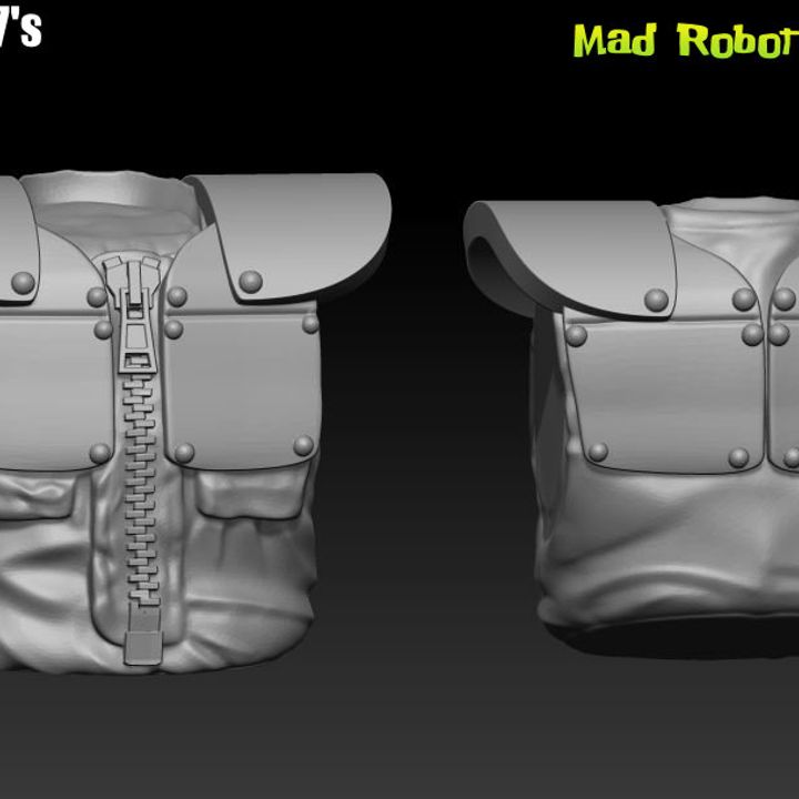 3D Printable Grognard 87's - Modular Troops by Mad Robot Miniatures