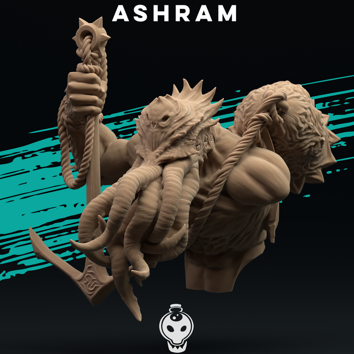 3D Printable Ashram, The Ancient One by Abyssoul