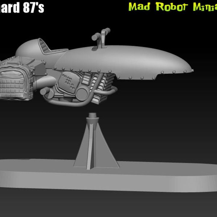 3D Printable Grognard 87's - Jetbikes by Mad Robot Miniatures