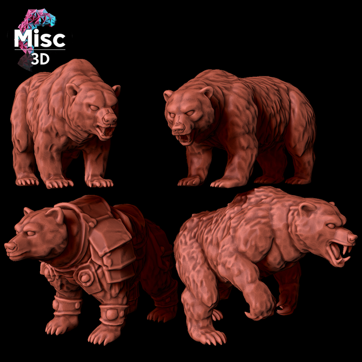 3D Printable Bearkin #2 by Misc 3D Creations