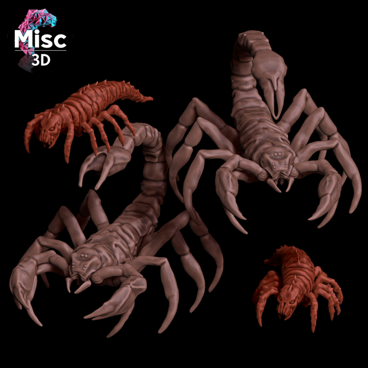 3D Printable Miscellaneous Monsters #2 by Misc 3D Creations