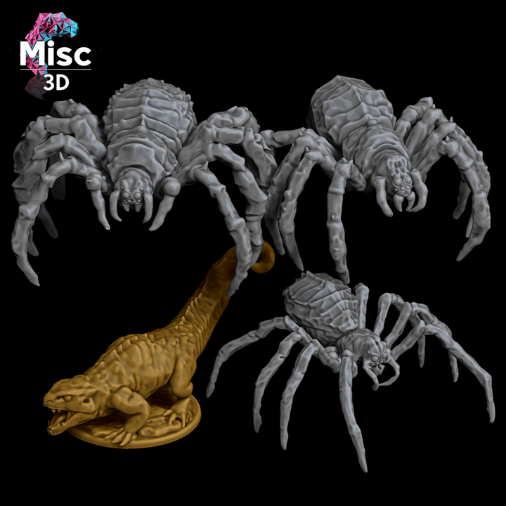 3D Printable Miscellaneous Monsters #1 by Misc 3D Creations