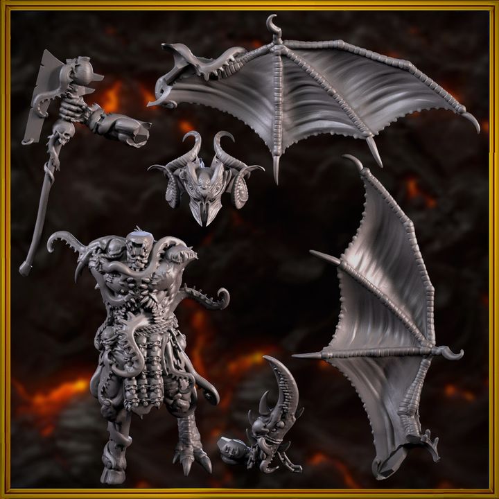 3D Printable Corrupted Demon Prince by Sergeant Hammer