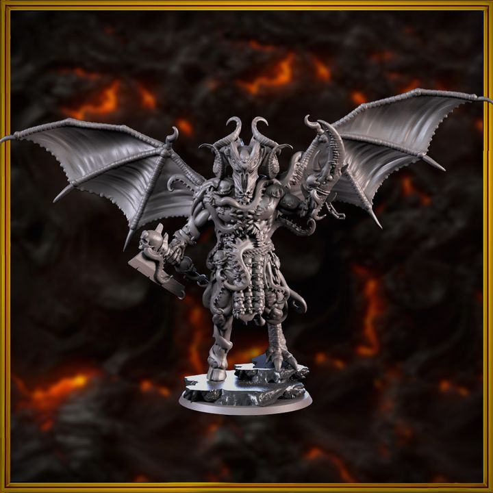 3D Printable Corrupted Demon Prince by Sergeant Hammer